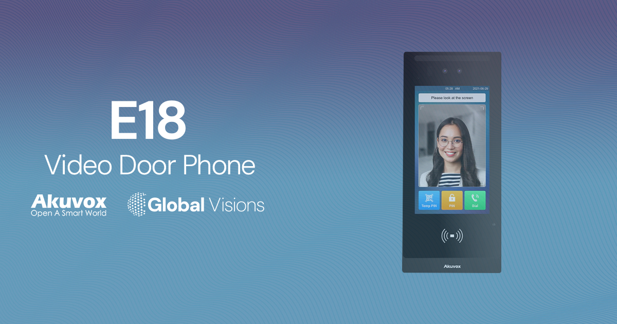 Akuvox E18 - Akuvox Video Door Phones at Global Visions