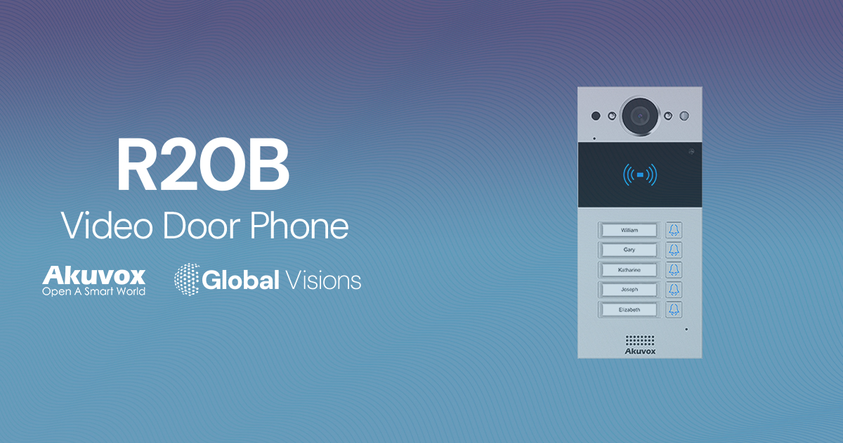 Akuvox R20B - Akuvox Video Door Phones at Global Visions