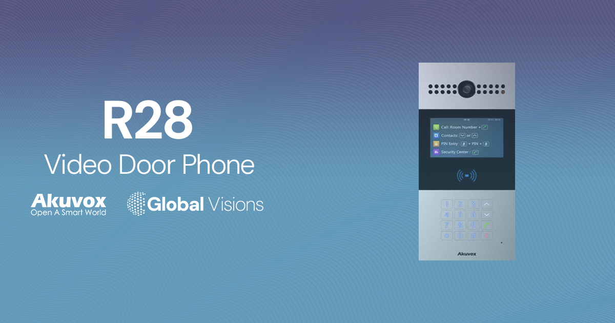 Akuvox R28 - Akuvox Video Door Phones at Global Visions