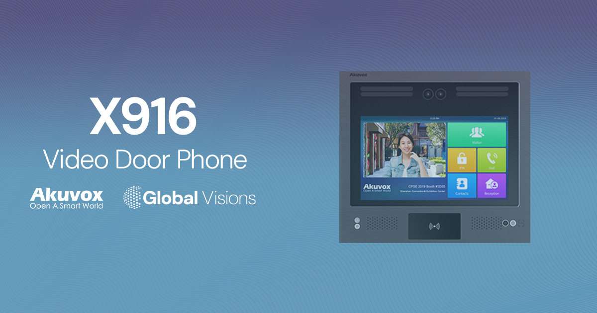 Akuvox X916 - Akuvox Video Door Phones at Global Visions