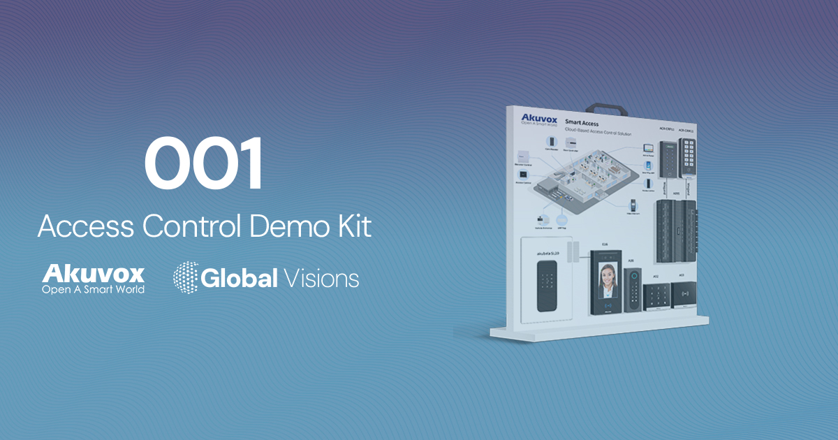 Akuvox Access Control Demo Kit 001 Available at Global Visions