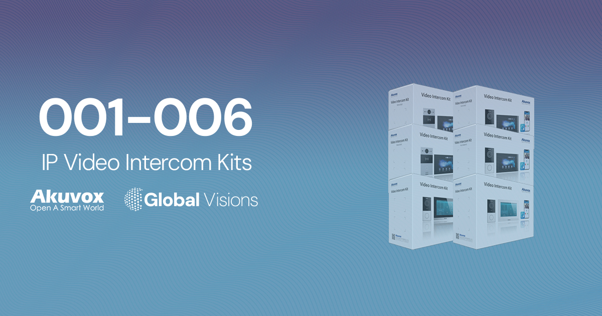 Akuvox IP Video Intercom Kits Available at Global Visions